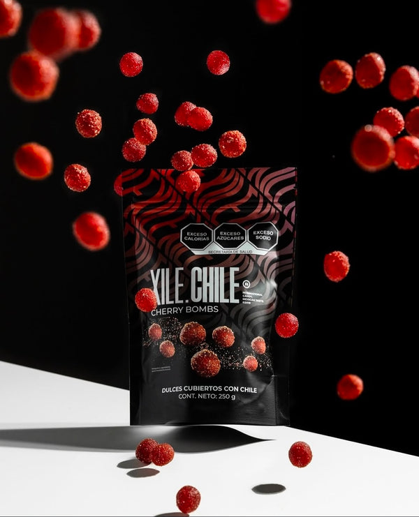 XILE CHILE CHERRY BOMBS 250g – Delicias Mexicanas